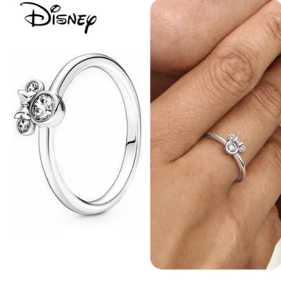 Jewelry | Disney Minnie Mouse 925 Silver Ring | Poshmark